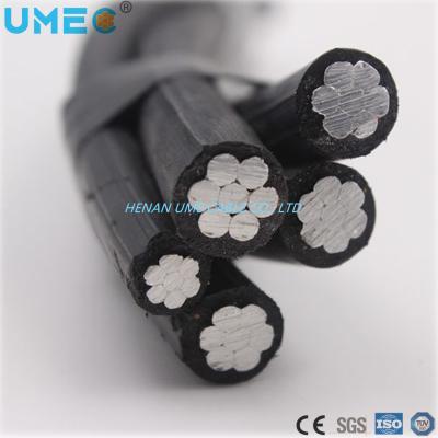 China Aluminiumgeleider PVC-pantserde door de klant gespecificeerde luchtkabel ABC-kabel Te koop