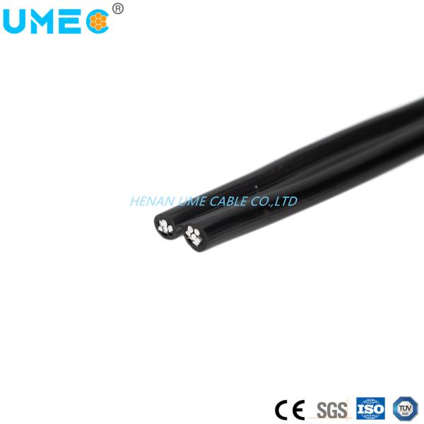 Quality Low Voltage 0.6-1kv Duplex Service Drop Cable ABC Cable with None Sheath for sale