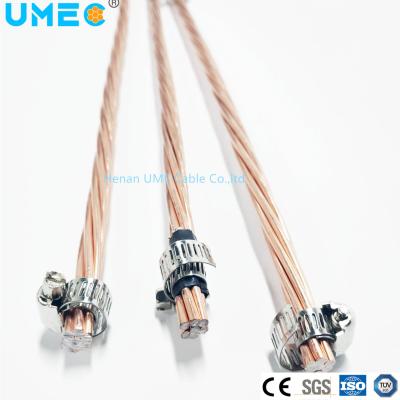 Cina CCS elettrico 40%Iacs Conduttività 2,05 mm 3,26 mm Conduttore composito in acciaio placcato in rame in vendita