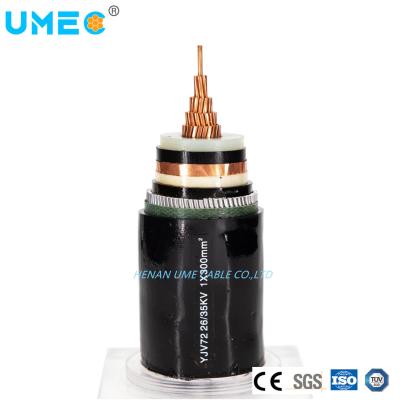 China High Voltage 133/230kv Copper Conductor Copper Wire Screen with Flexible Solid Strand for sale