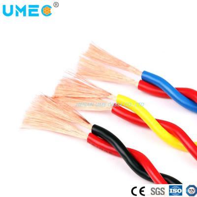 China Manufacture 2cores*1.5mm Soft Fire PVC Insulated Flexible Twisted Electric Wire Rvs for sale