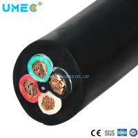 China Overhead Range of Application 3 Core Flexible Rubber Insulation Power Electrical Cable for sale
