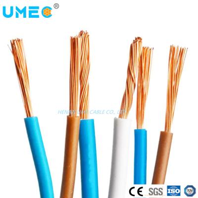 China Insulated NYAF Copper Cable for Building 2.5mm2 4mm2 6mm2 10mm2 PVC Black Yellow Green for sale