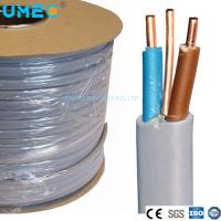 China 1/1.5/2.5mm 2 3 Core 2 E Solid Copper Stranded Flat Twin and Earth Cable Electrical Wire for sale