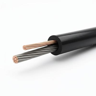 China Overhead Aerial Bundled Cable with Round Conductor Shape 1.0mm Insulated Thickness and Two Years Warranty for sale