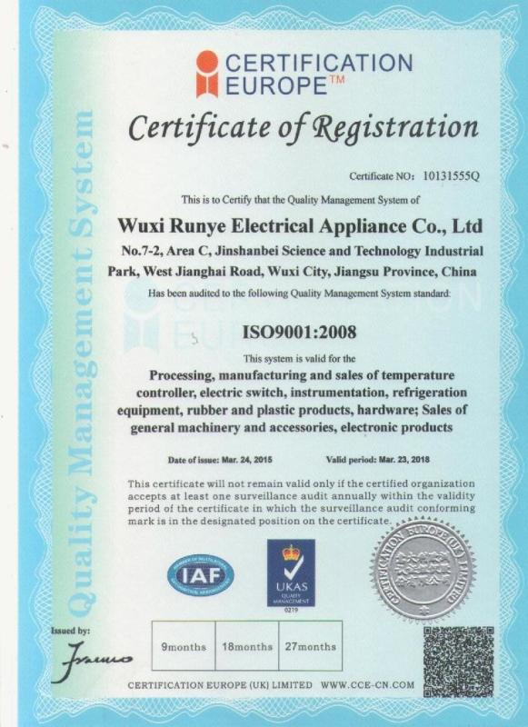 CE - RUN YE THERMOSTAT