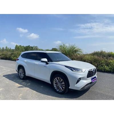 China Cheap Used Toyo Ta Highlander Electric SUV Car in China 4WD Drive Mode Lithium Battery Fuel Cell Low Mileage for sale