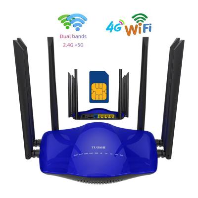 China Dual Band 1200mbps AT-T T-Mobile Simcard Wireless Wifi Router Firmware Wan Failover 4g Lte CPE for sale