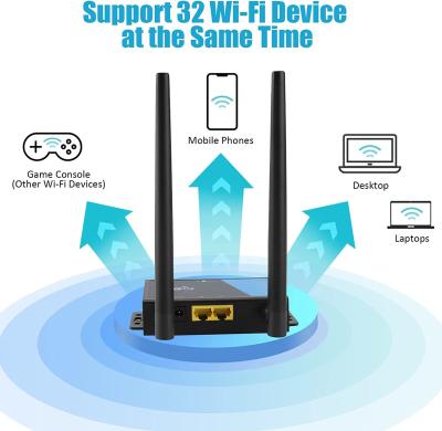 中国 Mac OS用の 2 X エクステルアンテナ付きの小型 4G LTE 産業用ルーター 販売のため