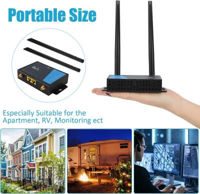 中国 Mac OS用の 2 X エクステルアンテナ付きの小型 4G LTE 産業用ルーター 販売のため