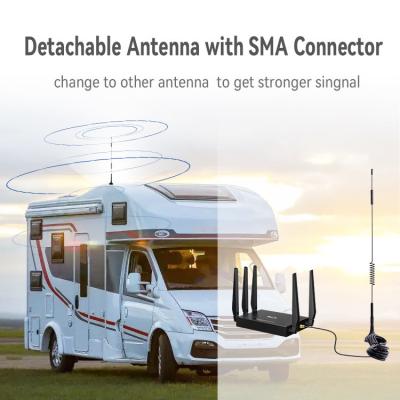 China Voertuig Caravan Dual Band Lte Sim 4g Industriële Mobiele Router Wifi Mobiele CPE SMA Te koop