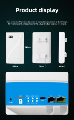 Cina Tuoshi Factory LTE 5G CPE For Advanced Wireless Standard Outdoor Wifi6 in vendita