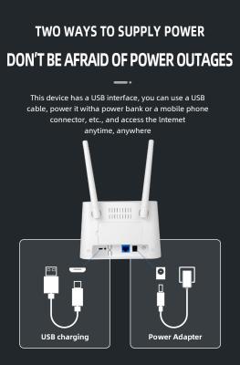 China MT7628N 12V DC LTE Router Volte with 802.11a/b/g/n/ac Wireless Standards for sale