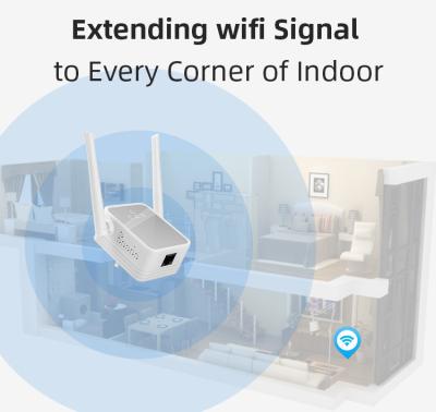 China Long Distance Range Dual Band 2.4G 5.8G Signal Amplifier Router Wireless Extender Wifi Booster for sale
