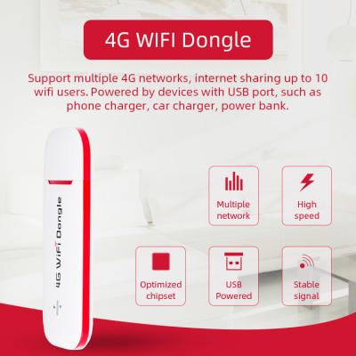 Cina router di punto caldo del modem di 100.8Mbps Cat4 4G LTE USB WiFi per i media dell'automobile della compressa in vendita
