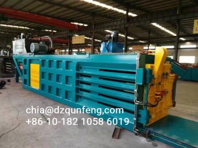 China Closed door Manually operation waste paper baler machine with ISO TUV certificated for sale