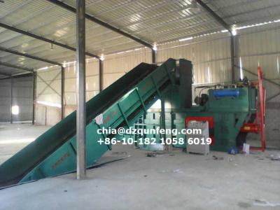 China Semi automatic hydraulic cardboard compress machine for sale