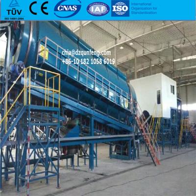 China Automatic municipal waste recycling plant urban garbage sorting plant screw sorting machines for sorting msw with CE ISO for sale