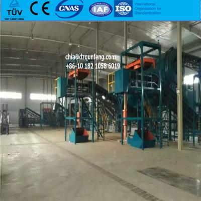 China Automatic municipal waste recycling plant urban garbage sorting plant screw sorting machines for sorting msw with CE for sale