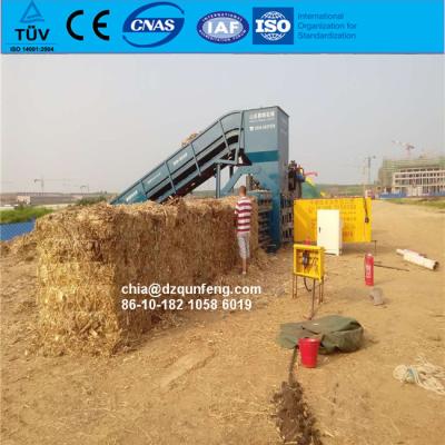 China Automatic Factory Supply Grass Square Straw Hay Baler Machine for sale