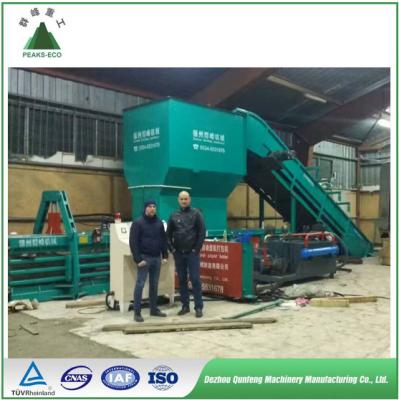 China Full automatic horizontal hydraulic baler for PET plastic film/bottle baling press machine for sale