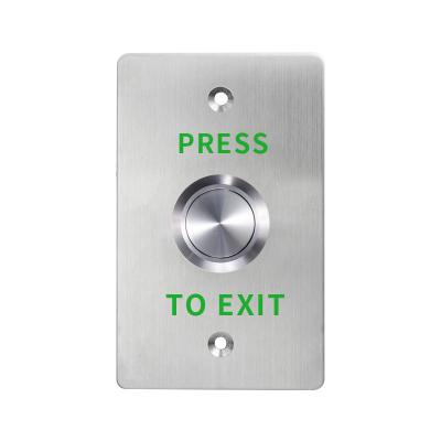 China Engraved Big Push Button with Green Text,ANSI Size 115*70mm, 304 Thick Stainless Steel. à venda