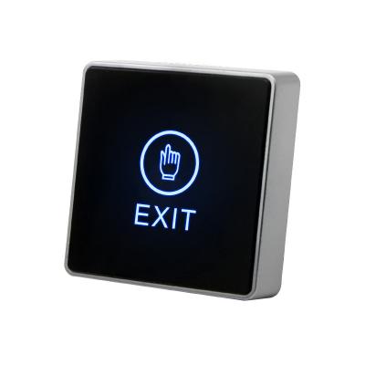China Black Touch sensor Exit Button 86*86mm for sale