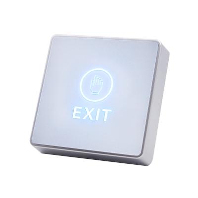 China White Touch sensor Exit Button 86*86mm for sale