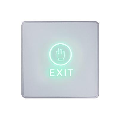 China White Touch sensor Exit Button 86*86mm for sale