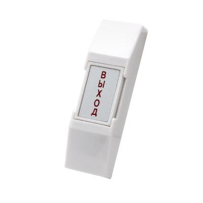 China Mini Surface Mount Exit Push Button With Red Russian Text for sale