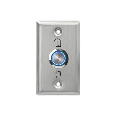 China Tecla de aço inoxidável da placa dianteira fina de HS50L 86*50mm, saída NO/NC/COM, com luz do diodo emissor de luz à venda