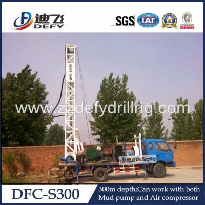 China Manufacturer of 300m Truck Mounted Water Well Drill Rig Drilling Machine DFC-S300 for Sale for sale
