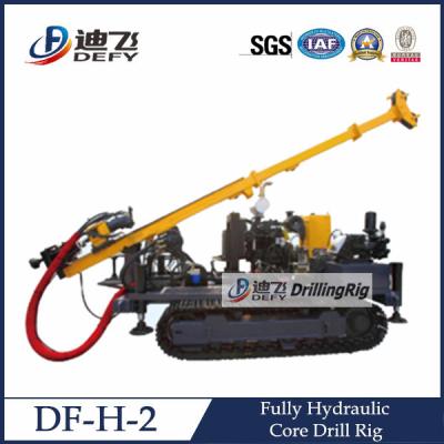 China HQ wire-line core drilling rig DF-H-2, 350m BQ deep borehole machine for mineral exploration for sale
