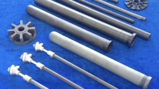 Chine Si3n4 Nitrure de silicium Ceramic Integrated Heater Protection Tube Dans l'industrie de l'aluminium à vendre