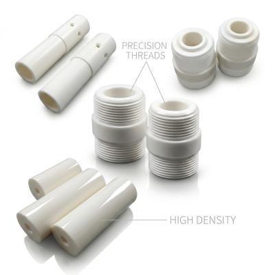 China Abrasion-Resistant Al2O3 Ceramic Chute Liner Tiles Wear Proof Alumina Conveyor Plates for Material Handling Systems for sale