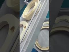 Tubos cerâmicos de óxido de alumínio de grandes dimensões de alta pureza em minas Energia elétrica Ferro e aço Metalurgia Carvão Meio químico para transporte de partículas de moagem