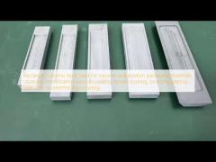 Rectangle Ceramic boat used for vacuum evaporation packaging materials, capacitor metallization vacuum coating, screen coating, bronzing plating, laser anti-counterfeit logo coating