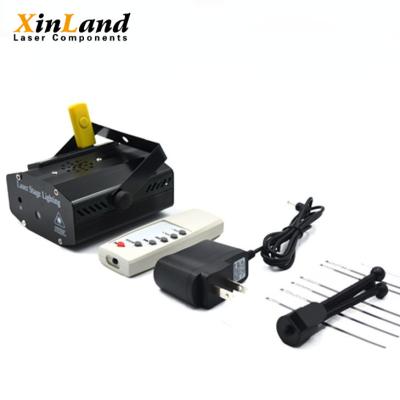 China Mini Laser Stage Lighting Sound Activated with Music, USB and Remove Control RGB DJ Disco Stage Laser Light for sale