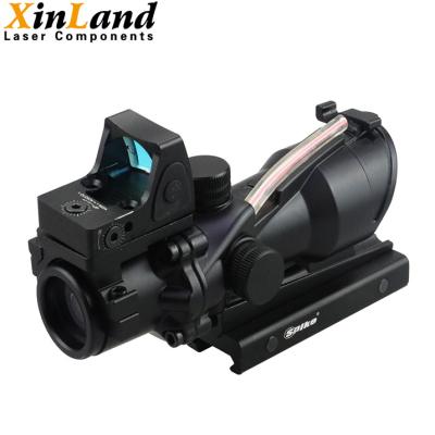 China espaço balístico do rifle do retículo de 4X32 Dot Fiber Optic Scope 223 vermelhos destacáveis à venda