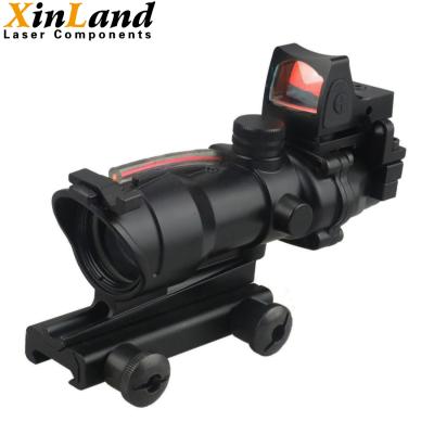 China espaço balístico do rifle do retículo de 4X32 Dot Fiber Optic Scope 223 vermelhos destacáveis à venda