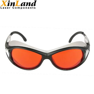 China 532nm Anti Green Light Glasses Laser Eyewear Orange Lens Laser Goggles for sale