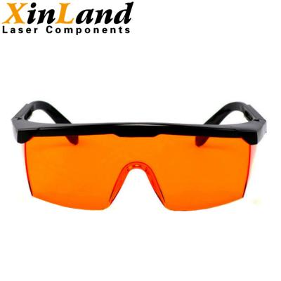 China 190-490nm Curing Lamp Laser Glasses Blocking UV400 Ultraviolet and Blue Light Laser Goggles Polycarbonate for sale