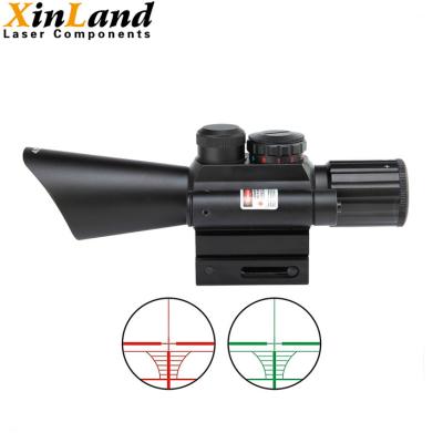 Chine 4X30 chassant des portées rouges de fusil de laser a illuminé chasser Riflescope avec le bâti à vendre