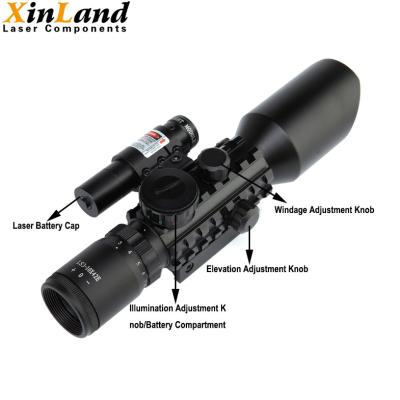 Chine réticule lumineux par Riflescopes multiple rouge de rapport optique du laser 3-10x42 à vendre