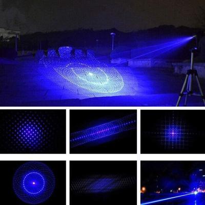 China La noche caza el indicador azul del laser de 450 nanómetro con las luces brillantes de la búsqueda de diversas extremidades en venta