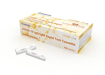 中国 20分のImmunochromatography IgG IgMコンボのコロナウイルステスト キット 販売のため
