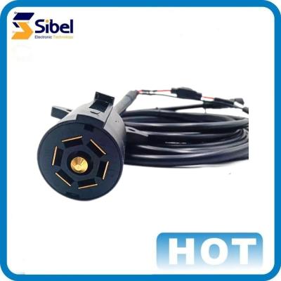 Cina Cablaggio di allarme di tracciamento automobilistico sovrastampato su misura con connettore OBD per automobile in vendita