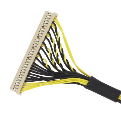 Cina Il silicone di gomma del cavo elettronico dell'affissione a cristalli liquidi Lvds ha isolato il cavo di 30Spillo 40Spillo Lvds in vendita