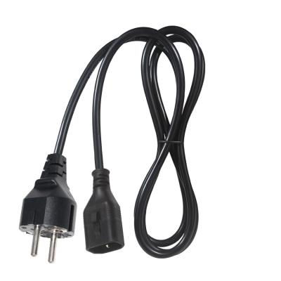 China 6ft ho55vv-F C14 van het de Uitrustingsslot van de Kabeldraad de Leidingenkabel met 2 Pin Plug Te koop