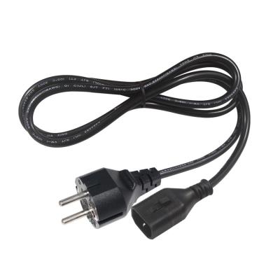 China 6ft ho55vv-F C14 van het de Uitrustingsslot van de Kabeldraad de Leidingenkabel met 2 Pin Plug Te koop